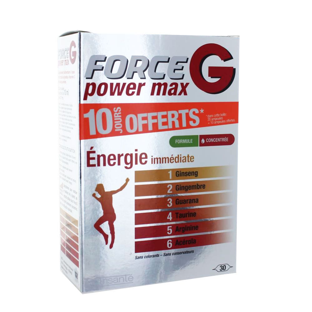 Nutrisante Force G Power Max 3x10 Phials 10ml - Easypara