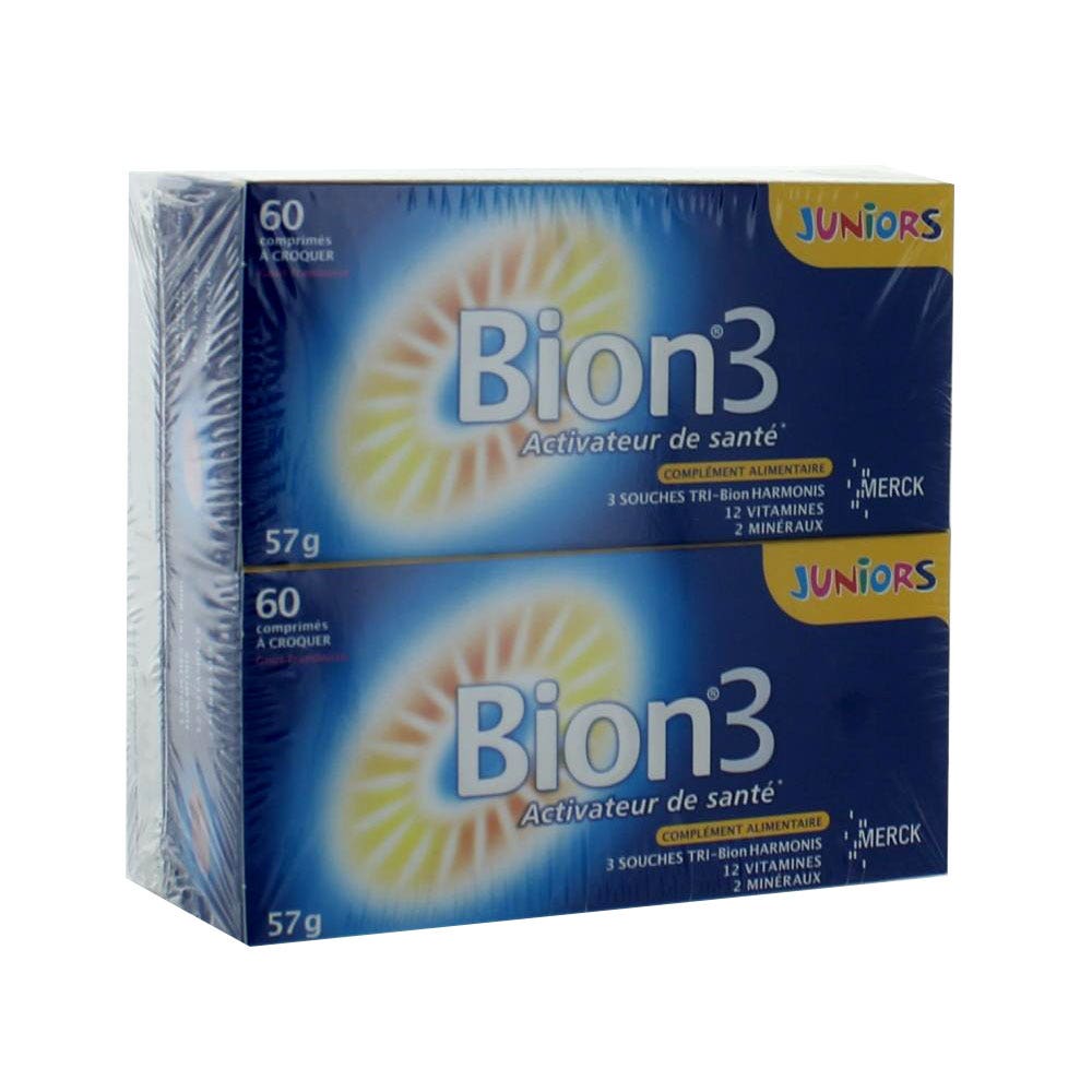 Bion3 Junior Chewable tablets 2x60 2x60 Comprimes - Easypara