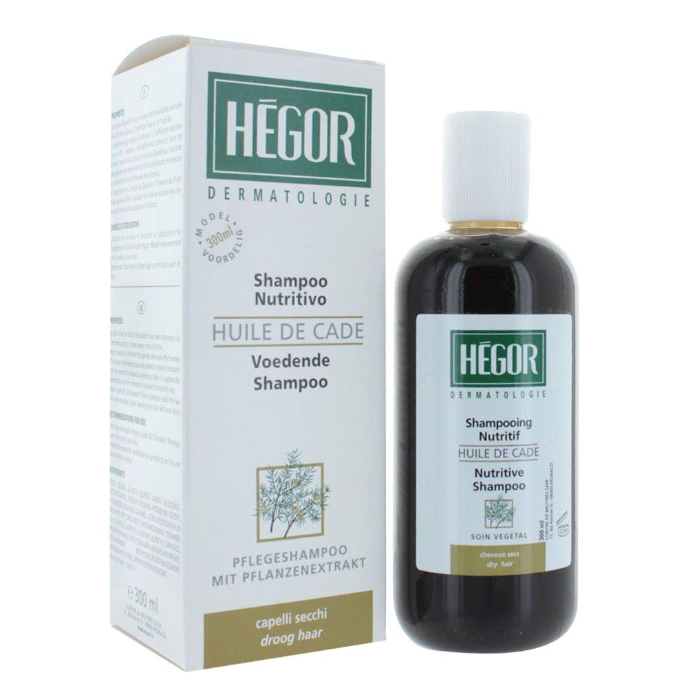 Hegor Nutritional Shampoo With Cade Oil 300ml - Easypara