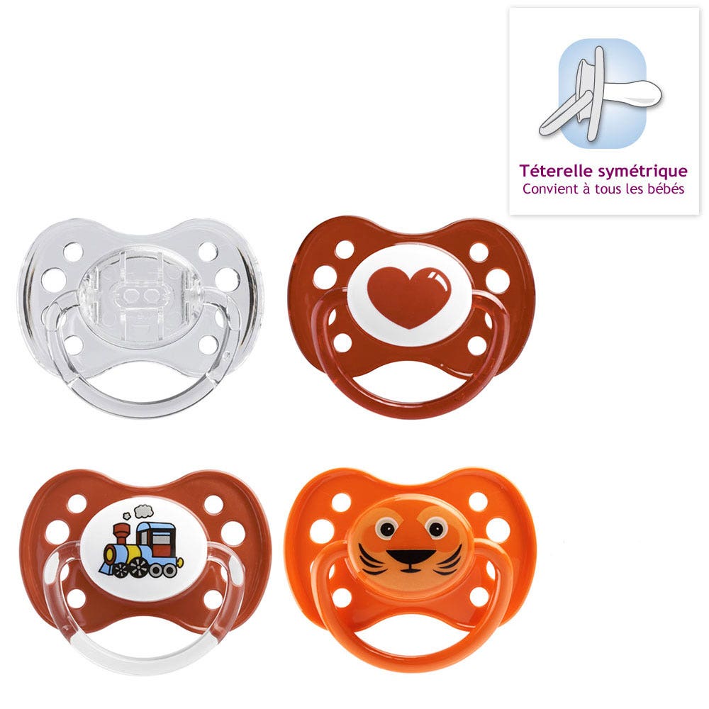 Dodie Gaia Round Pacifier 6 to 36 months x2 - Easypara