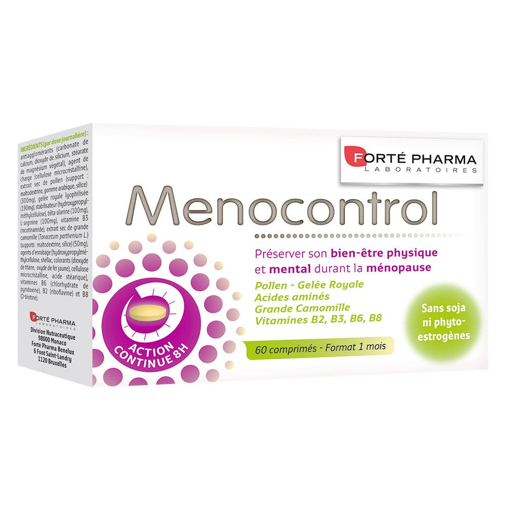Forté Pharma Menocontrol 60 Capsules Menopause - Easypara