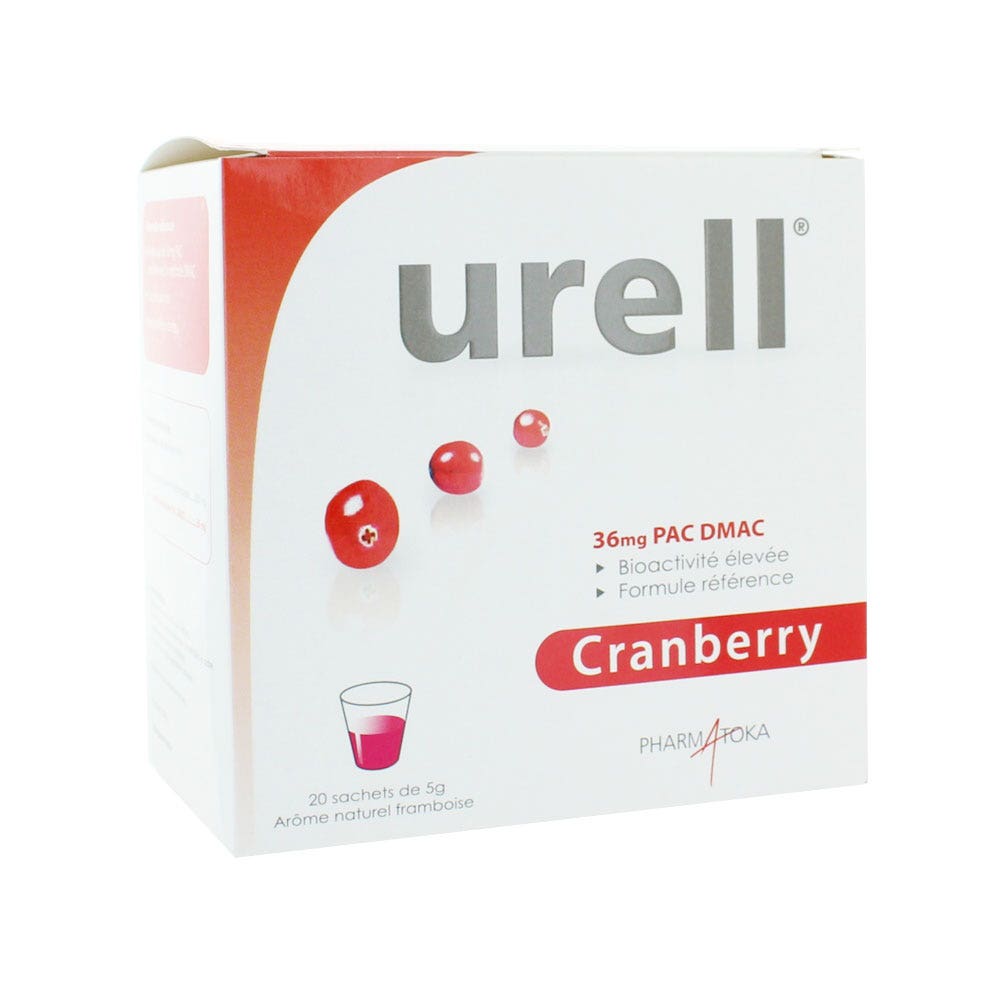 Urell Cranberry 36mg PAC 20 sachets of 5g - Easypara