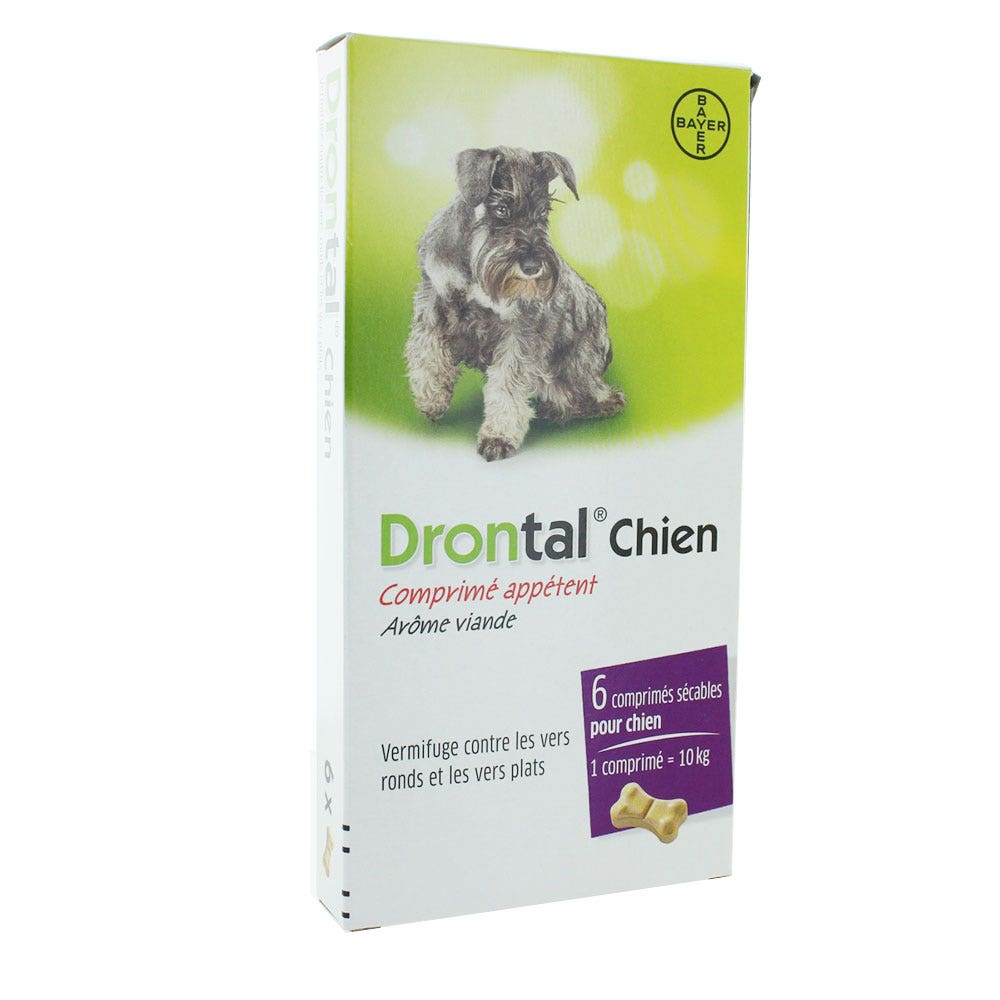 Drontal Drontal P Beef Flavoured Bone Deworming To Treat For Round And ...