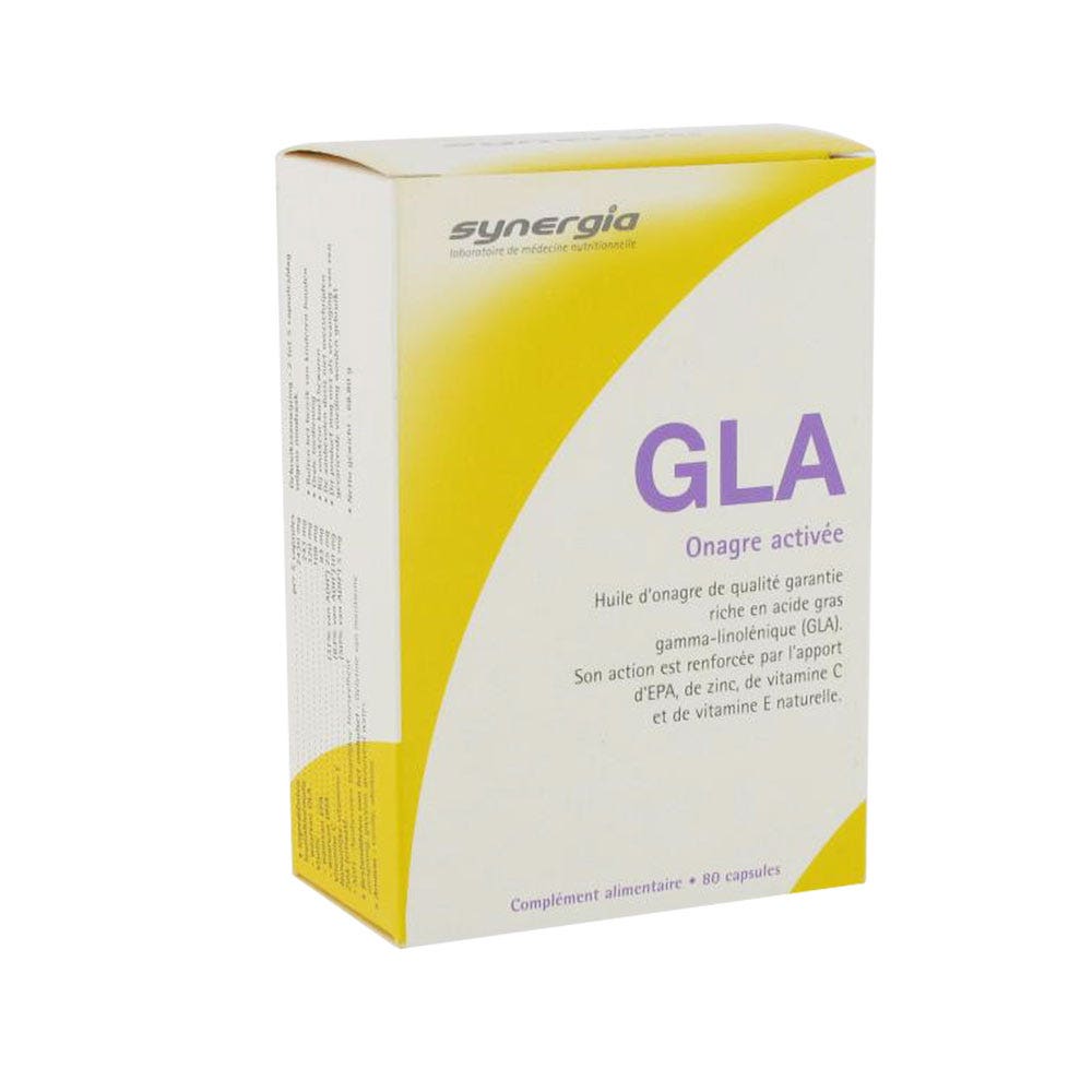 Synergia Gla Activated Primrose X 80 Capsules - Easypara