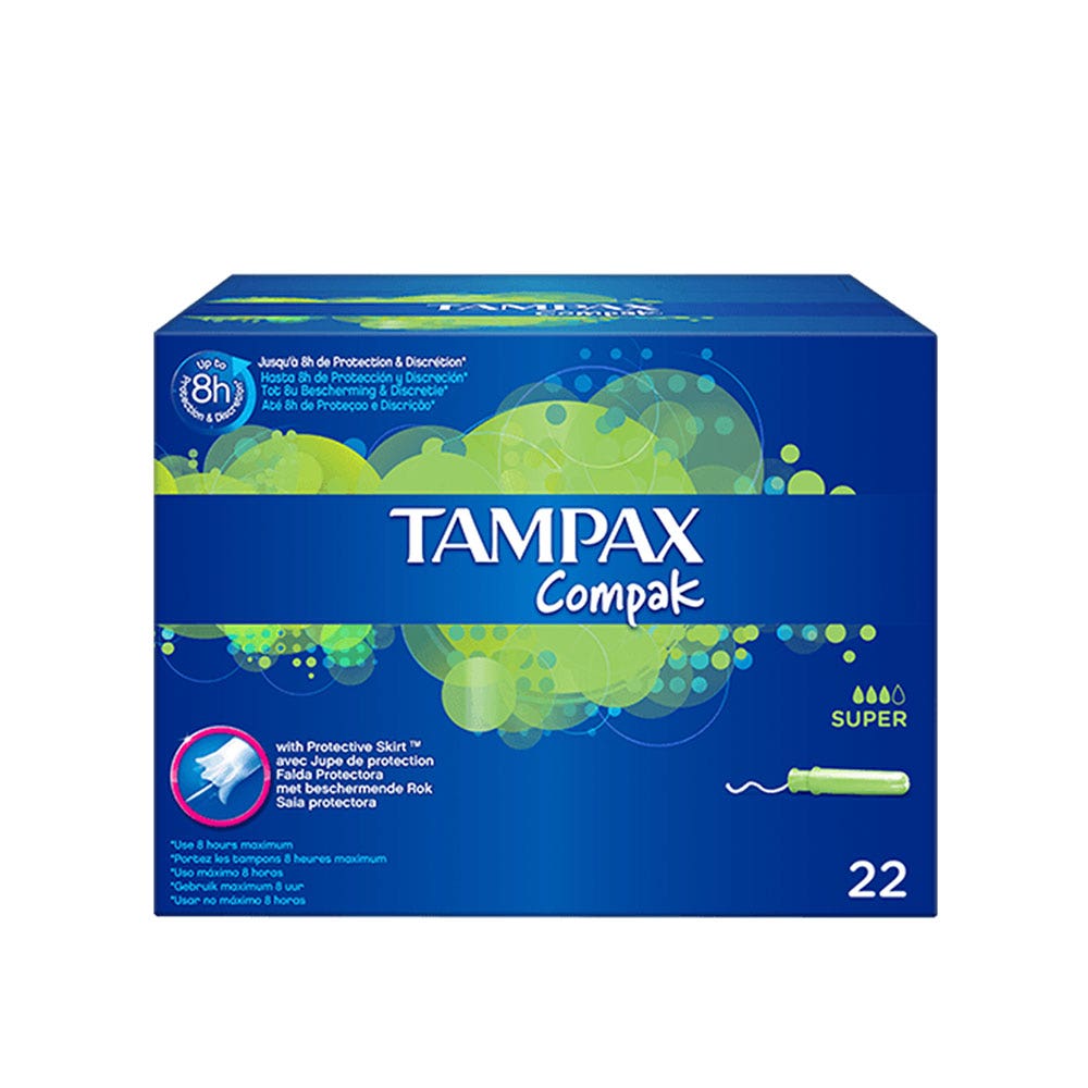 Tampax Compak Super Tampons With Applicator X22 - Easypara