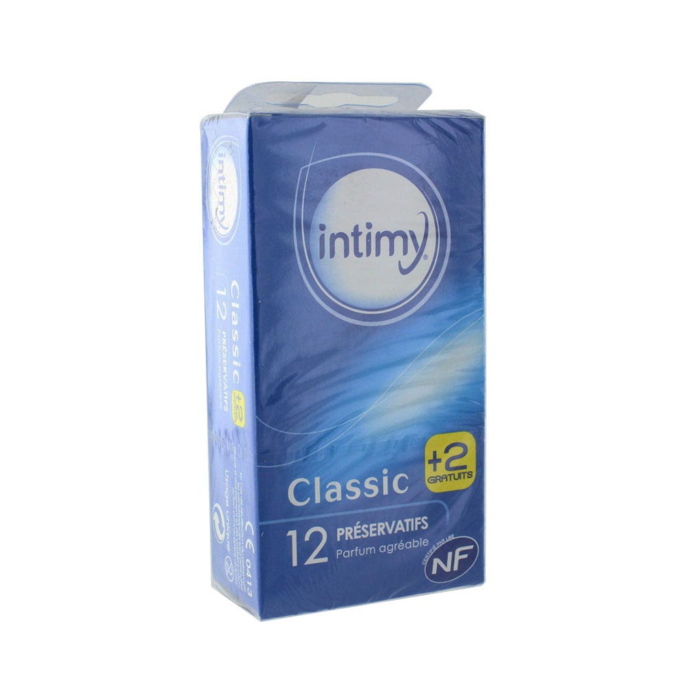 Intimy Classic Intimyclassical Lubricated Condoms X12 12 + 2 - Easypara