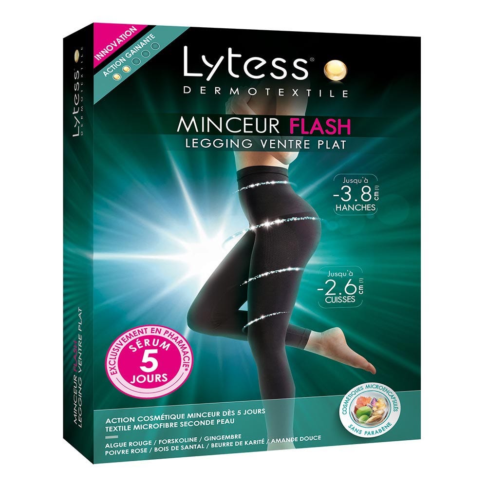 Lytess Flash Black Slimming Flat Belly Legging - Easypara