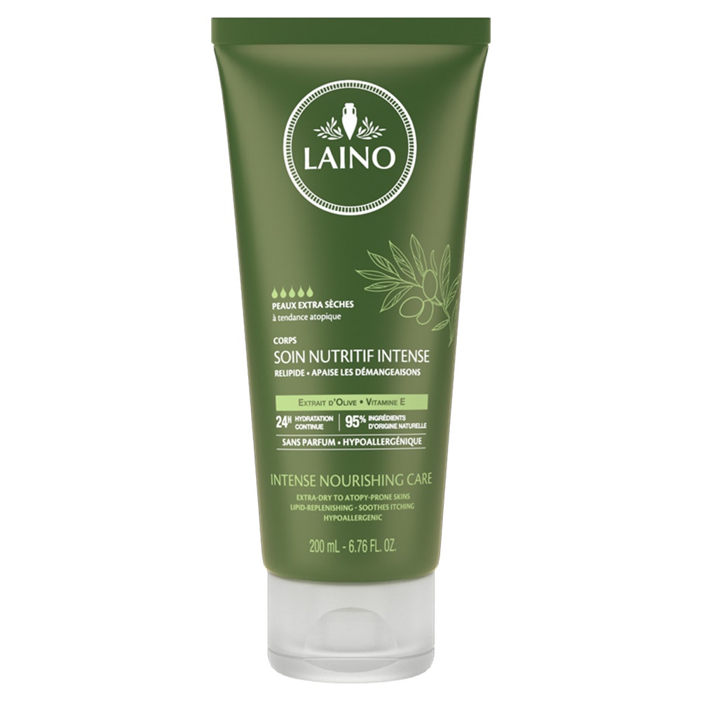 Laino Creme De Soin Nutritif Intense Corps Olive Extra Dry Atopic Skin 200ml - Easypara