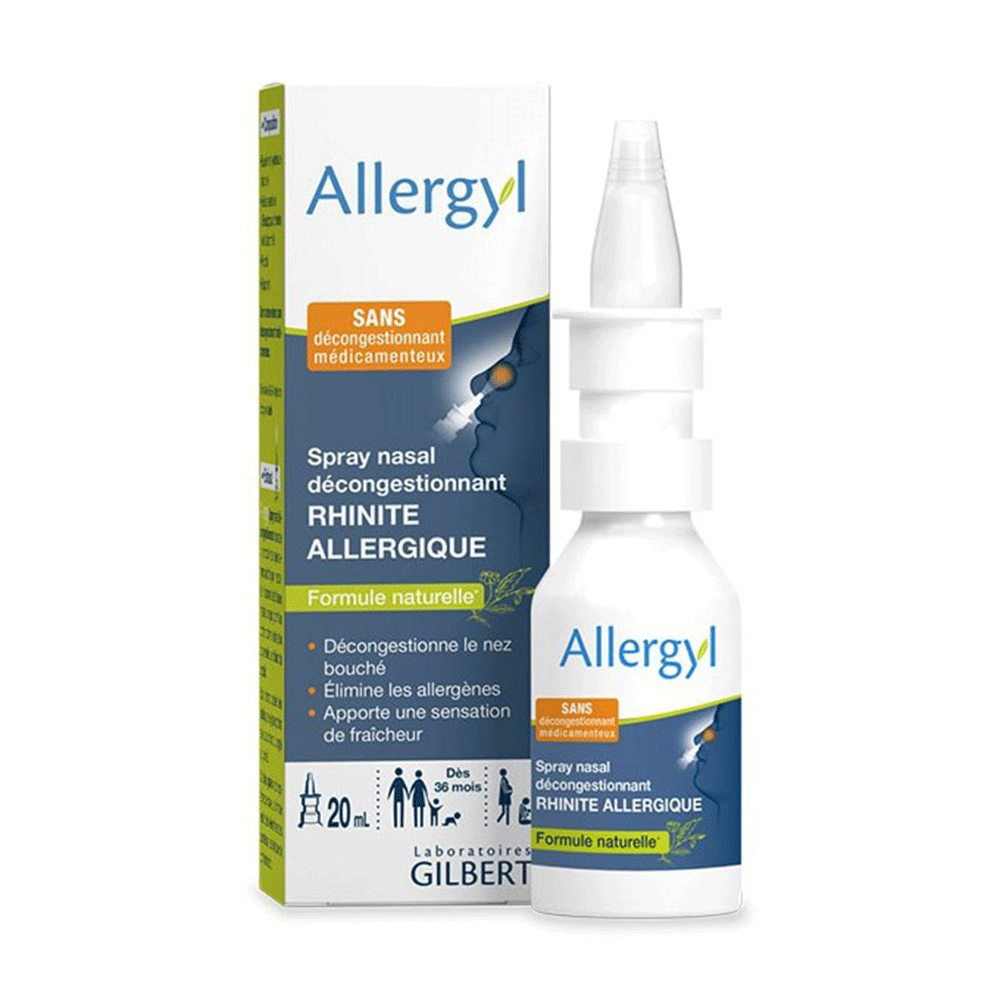 Gilbert Allergyl Nasal Decongestant Spray 20ml - Easypara