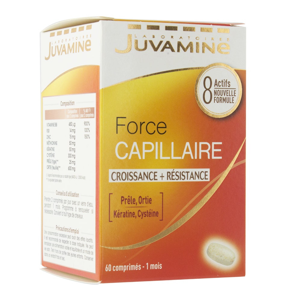 Juvamine Force Capillaire X 30 Tablets - Easypara