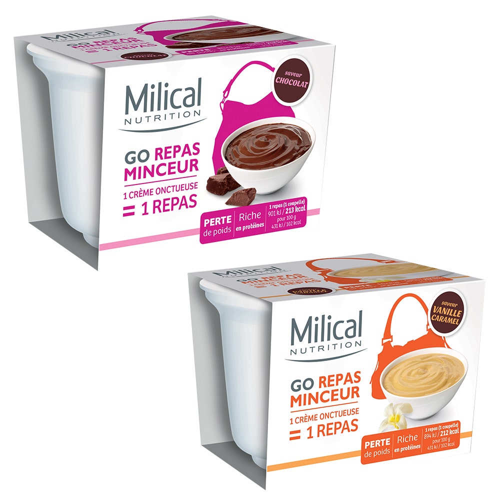 Milical Go Repas Minceur Go Slimming Cream X1 - Easypara