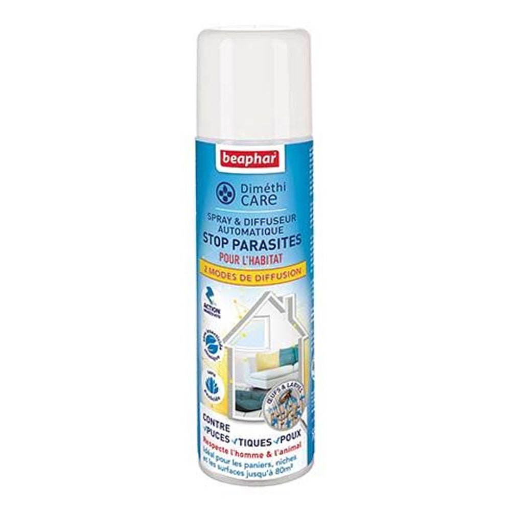 Beaphar Dimethicare Parasite Repellent Spray And Diffuser For Habitat ...