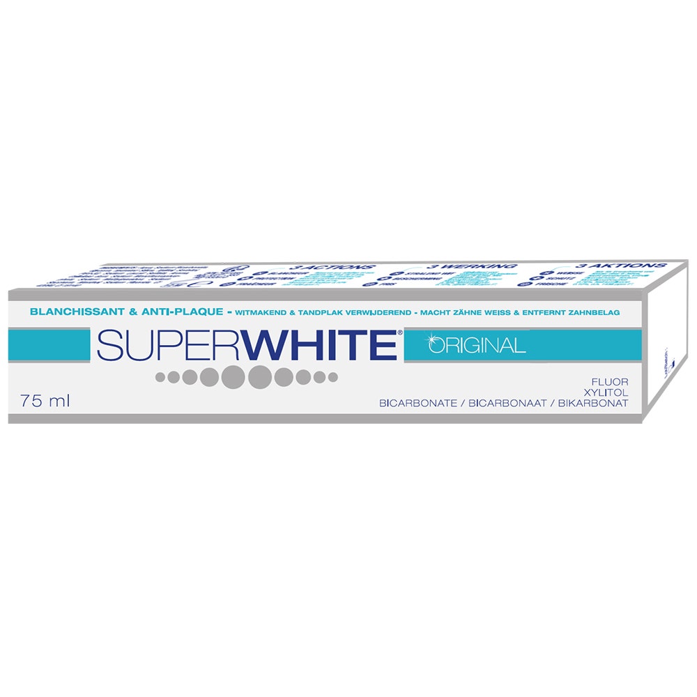 Superwhite Anti-Plaque Whitening Toothpaste 75ml - Easypara