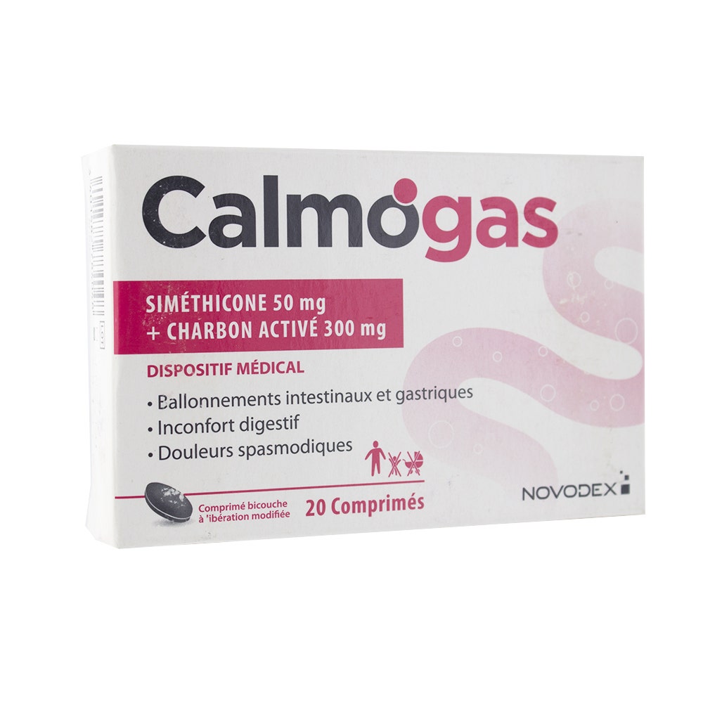 Novodex Calmogas 20 Tablets - Easypara