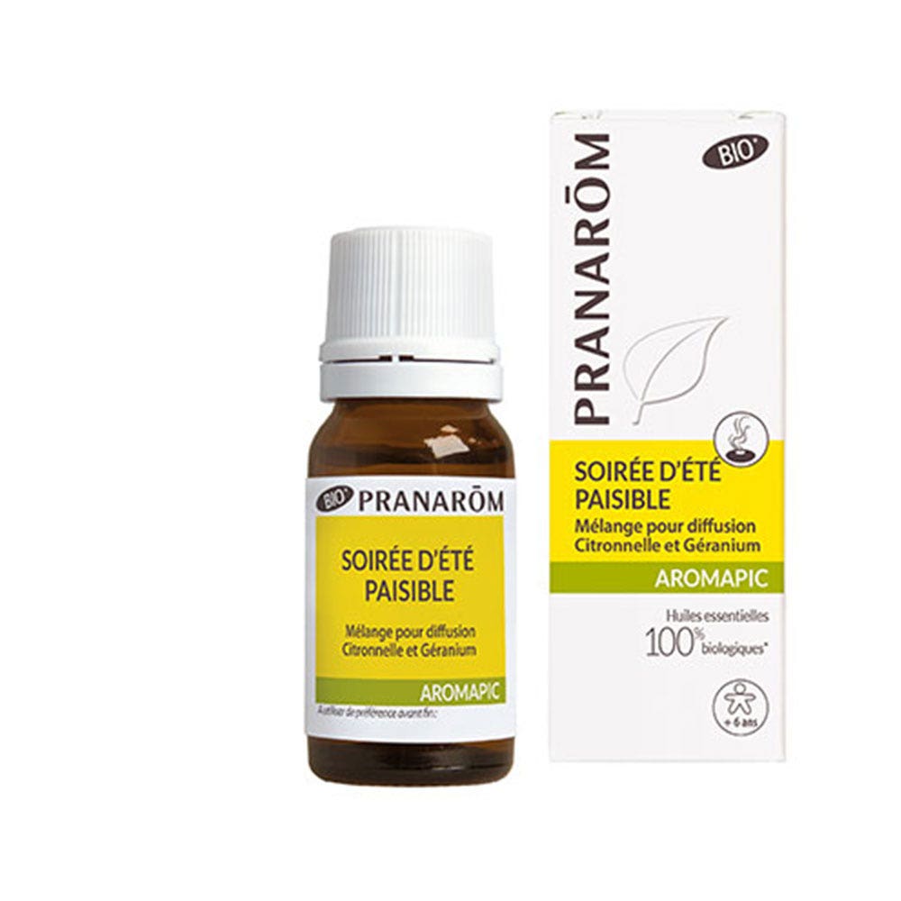 Pranarôm Aromapic Organic Summer Soiree Aromapic Diffusion Synergy Blend 10ml - Easypara