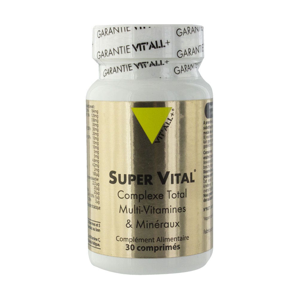Vit'All+ Super Vital Total Complex Multi Vitamins & Minerals 30 tablets ...