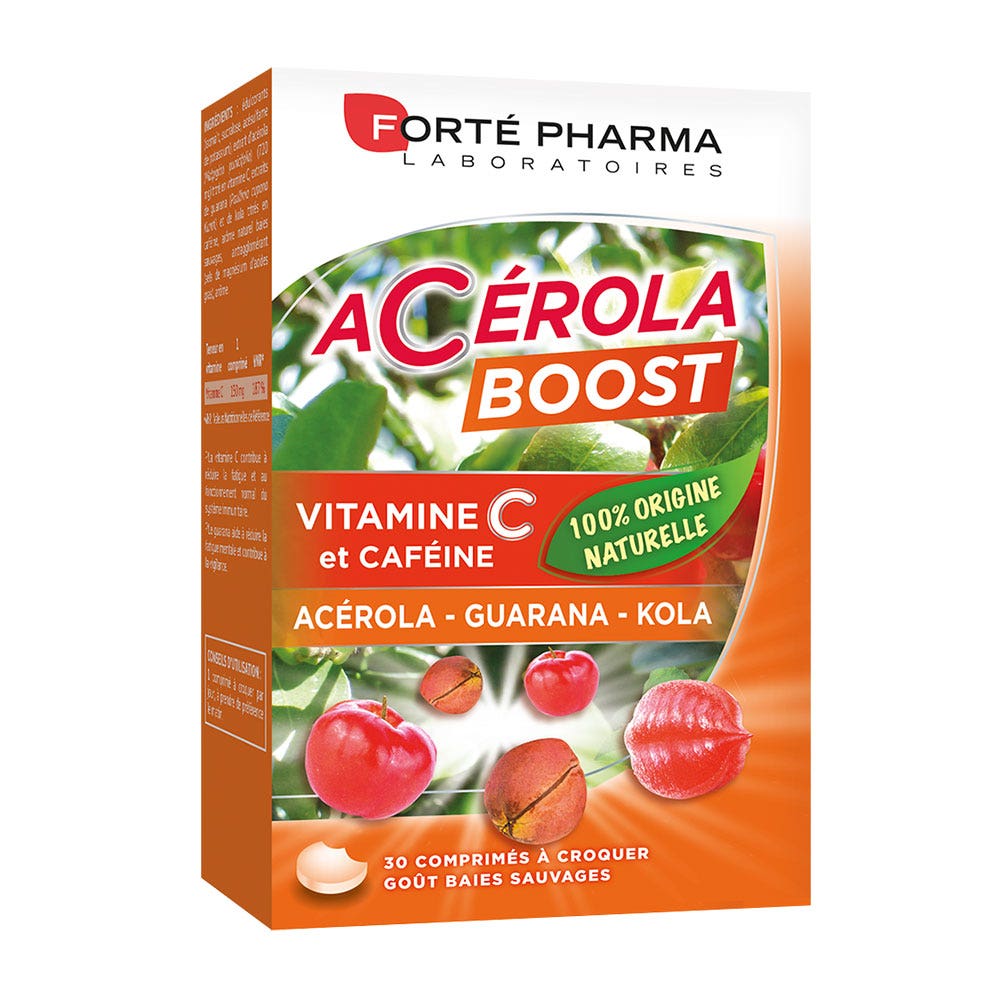 Forté Pharma Acerola Boost 30 tablets - Easypara