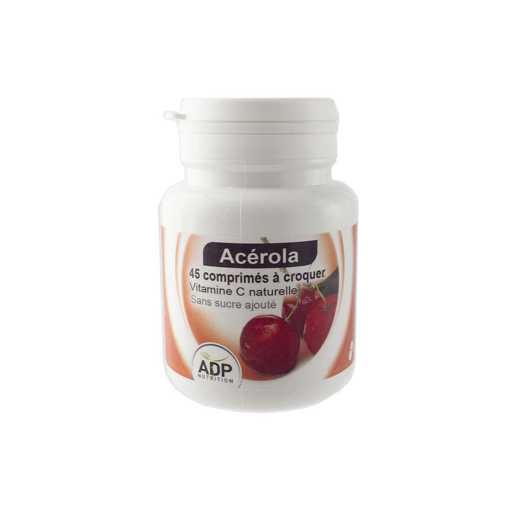 Adp Laboratoire Acerola Natural Vitamin C 45 tablets - Easypara