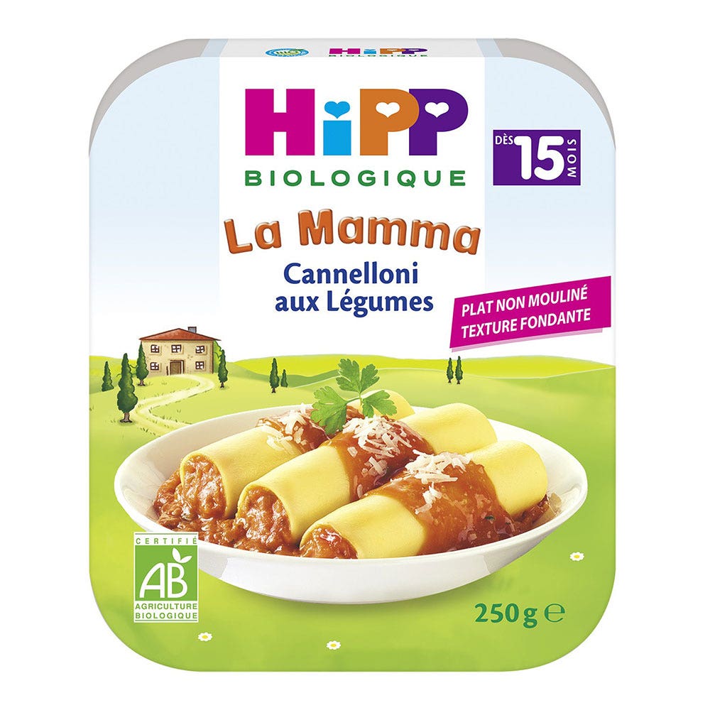 Hipp Organic Meal Plate La Mamma Des 15 Mois 250g - Easypara