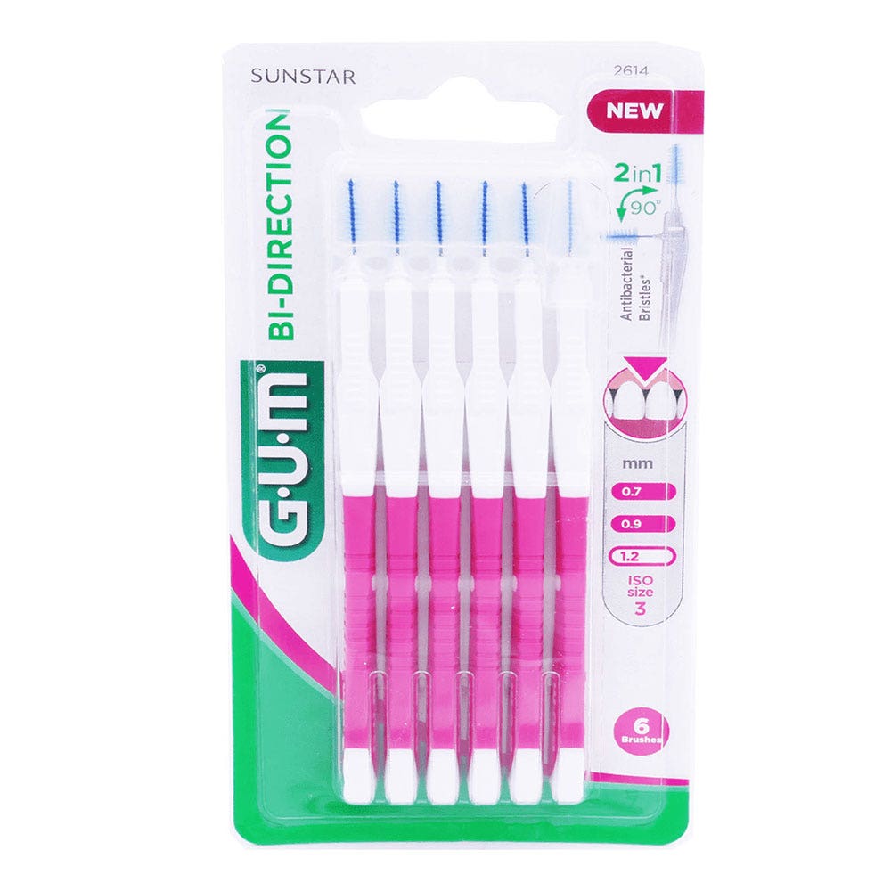 Gum Proxabrush Interdental Brushes Proxabrush 2614 X6 x6 - Easypara