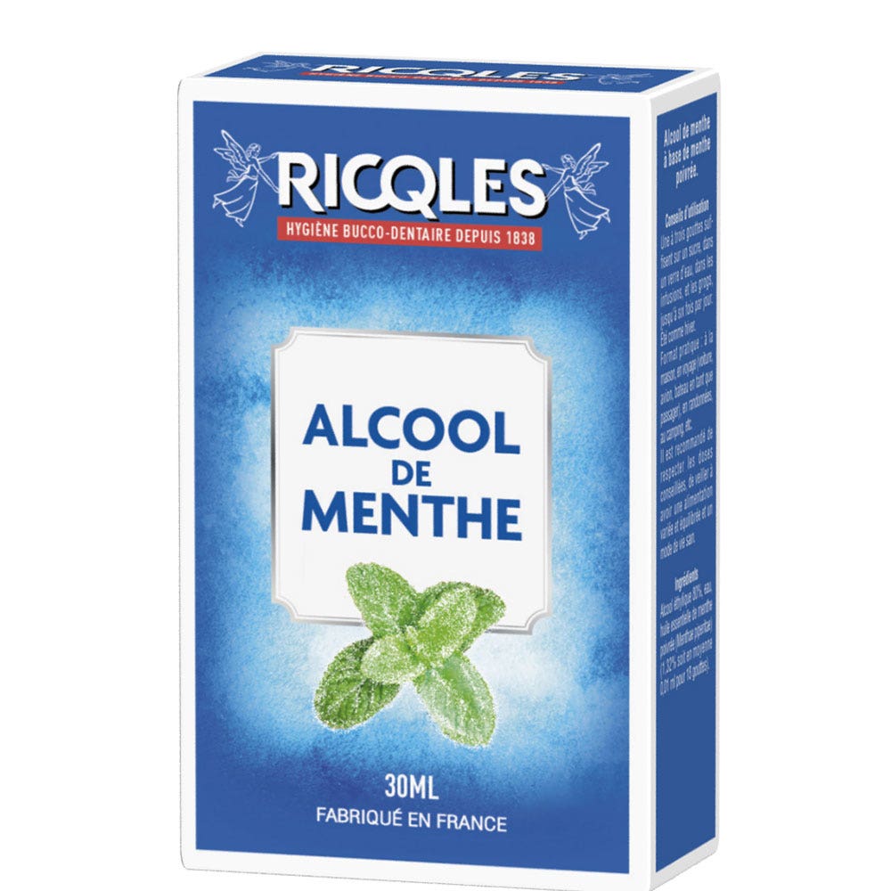 Ricqles Juvasante Mint Alcohol 30ml - Easypara