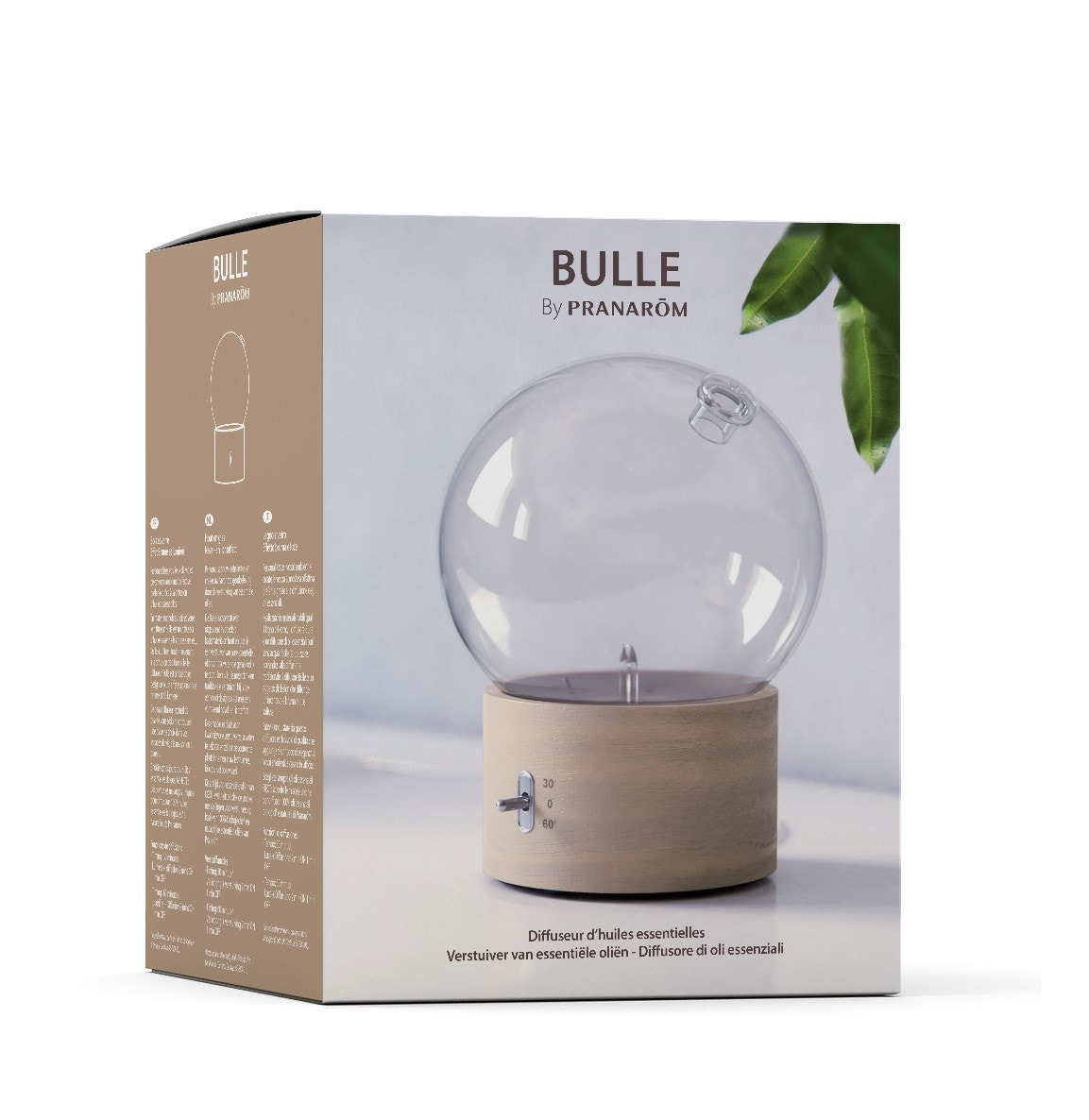 Pranarôm Wooden Glass Bubble Diffuser - Easypara