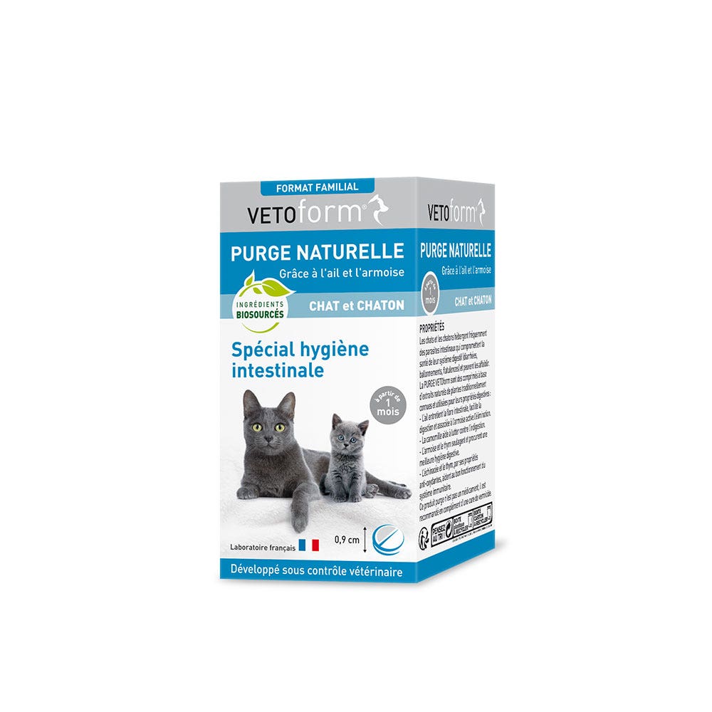 Vetoform Cats Family size purge Kitten 50 tablets - Easypara