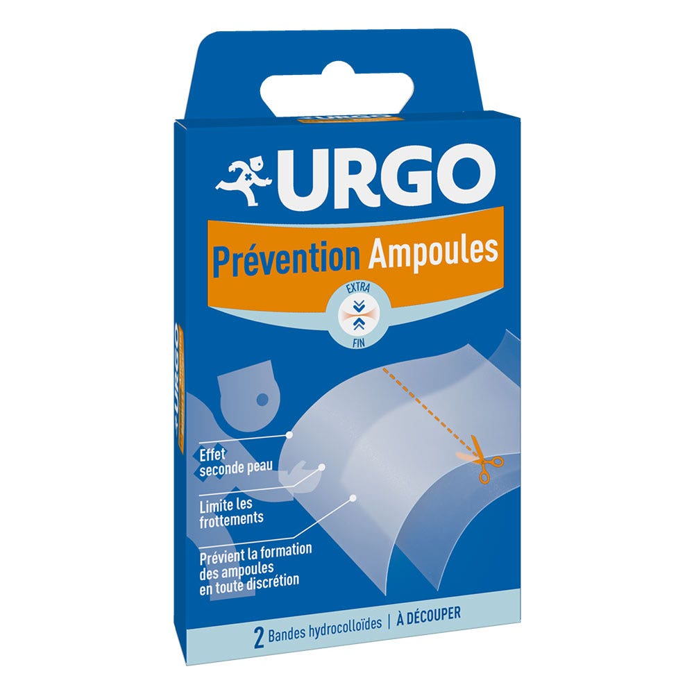 Urgo Hydrocolloidal Plasters for Foot Blisters x 2 - Easypara