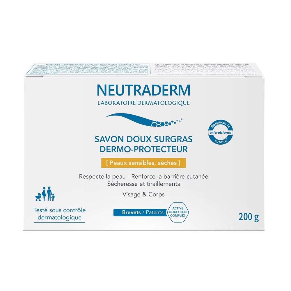 Neutraderm Dermo-protective ultra-rich solid soap Dry skin 200g - Easypara