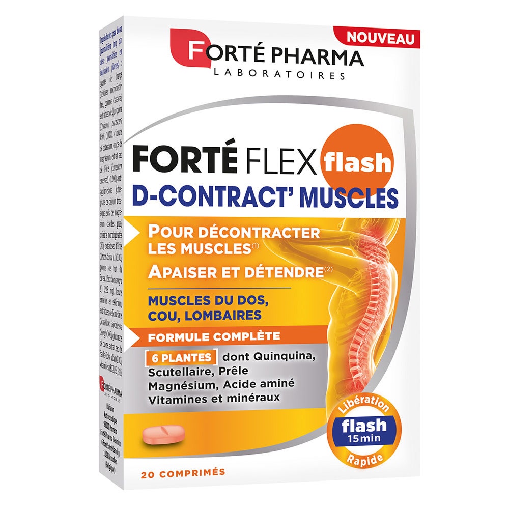 Forté Pharma Forté Flex D-Contract Muscles Flash 20 tablets - Easypara