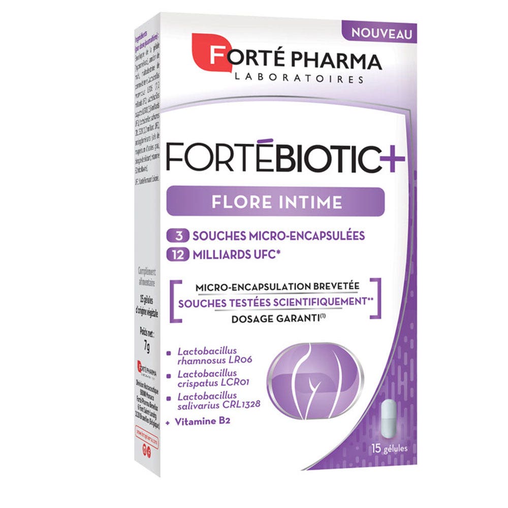 Forté Pharma Forté Biotic Intimate Flora 15 capsules - Easypara