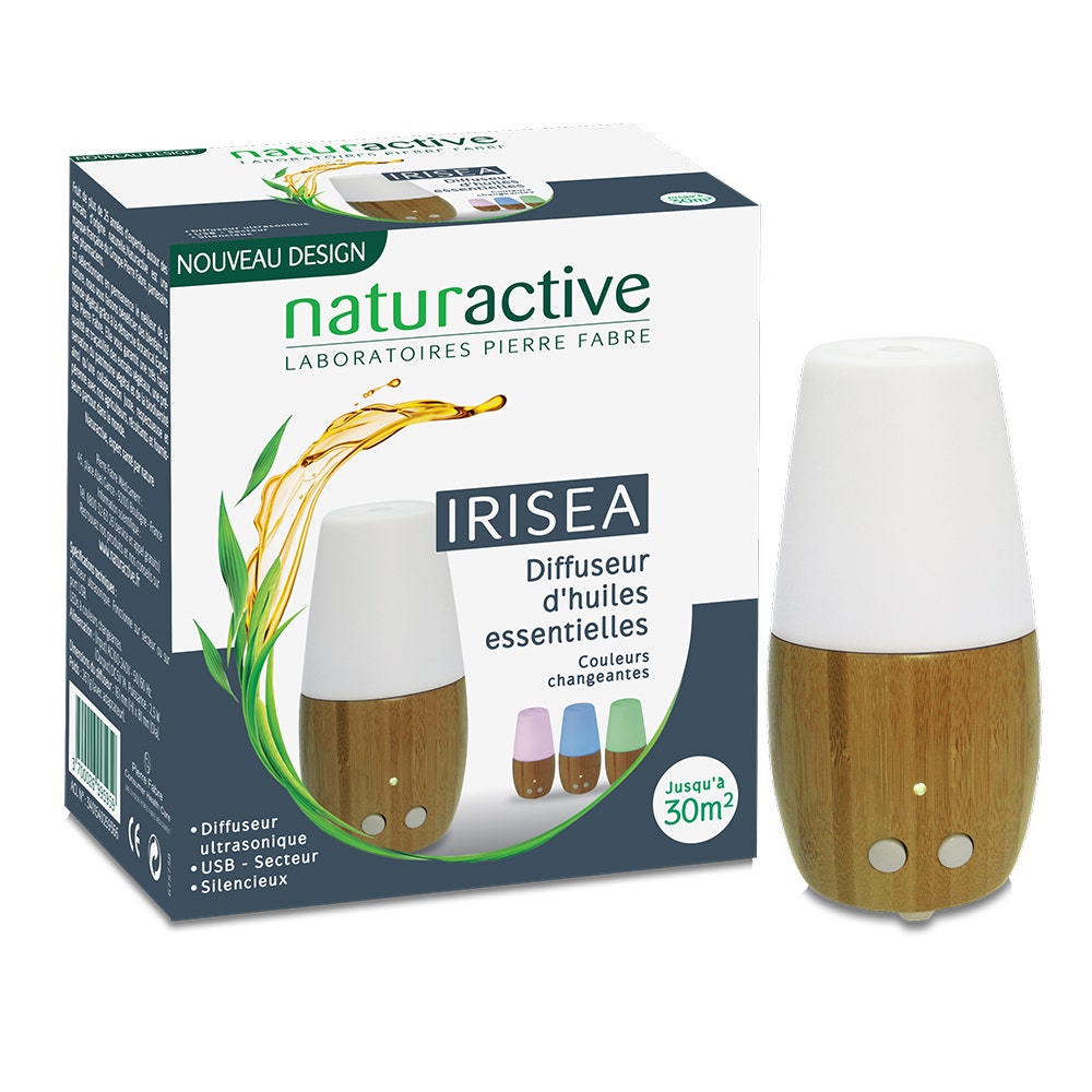 Naturactive IRISEA Colour changing essential oil diffuser 40ml - Easypara