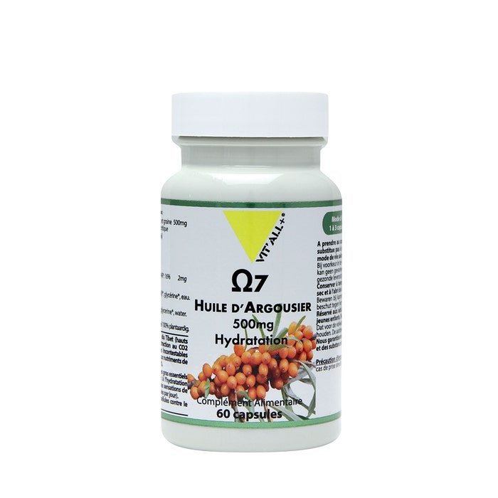 Vitall Omega 7 500mg Sea Buckthorn Oil 60 Capsules Easypara