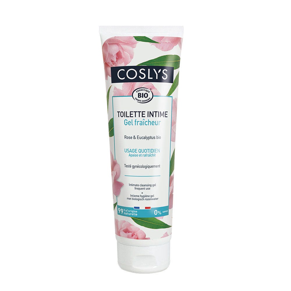 Refreshing organic intimate gel 250ml-Rose and Eucalyptus Coslys - Easypara