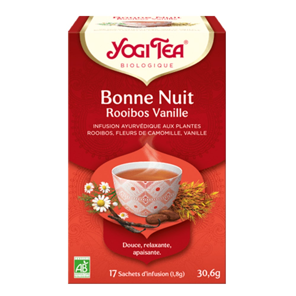 Yogi Tea Good Night Vanilla Rooibos 17 Sachets - Easypara