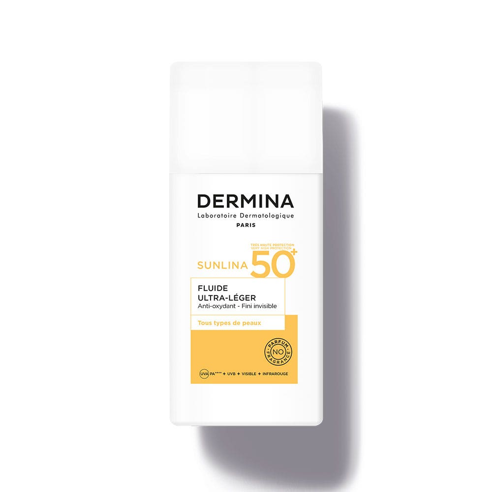 Dermina Sunlina Ultra light fluid SPF50+ 50ml - Easypara