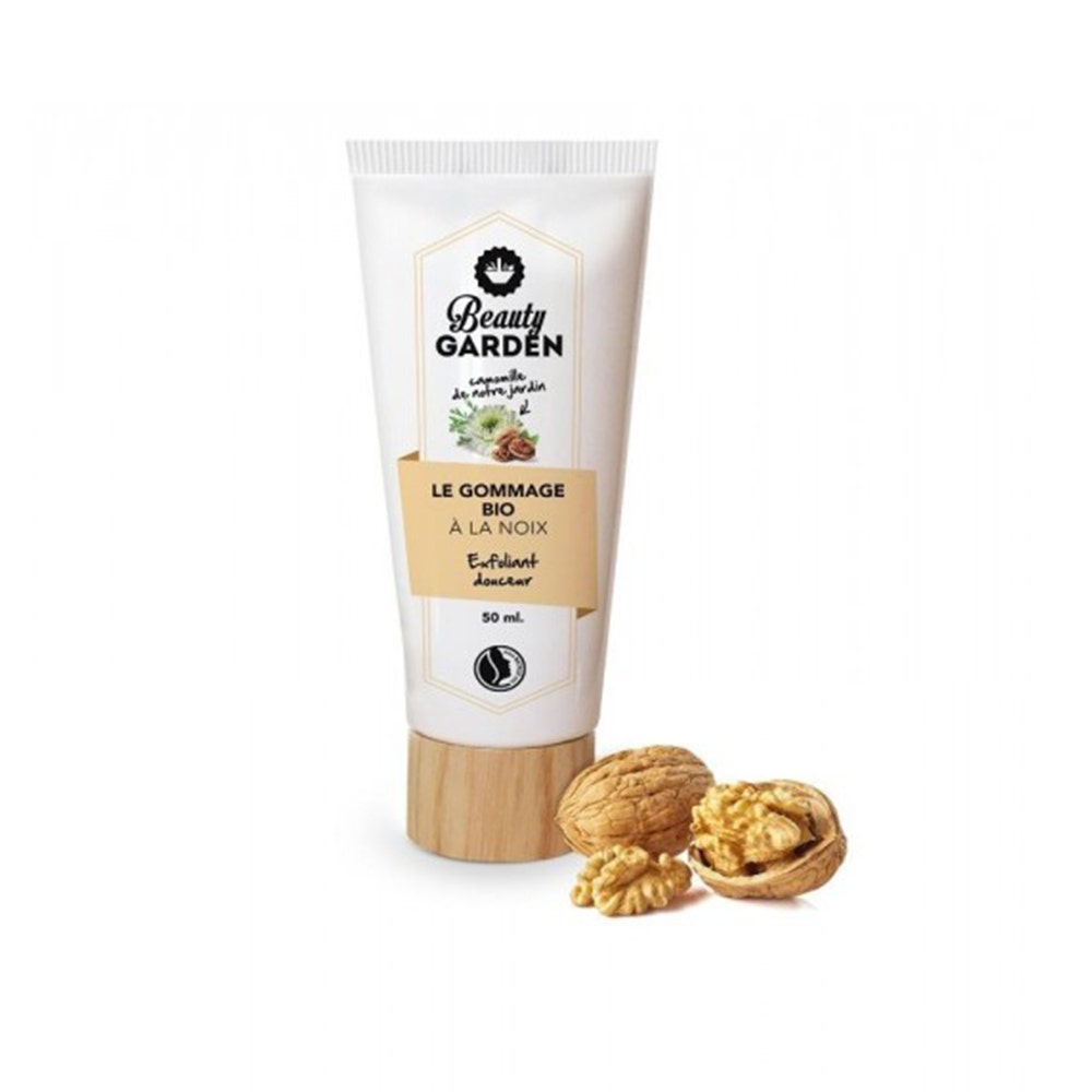 Beauty Garden Organic walnut Scrubs - Gentle exfoliator - Tube 50ml ...
