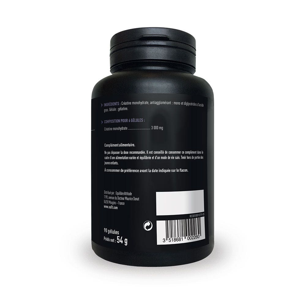 Eafit Pure Creatine X 90 Capsules 90 gélules - Easypara