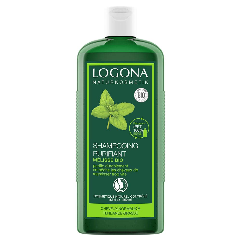 Logona Purifying shampoo with lemon balm 250ml - Easypara