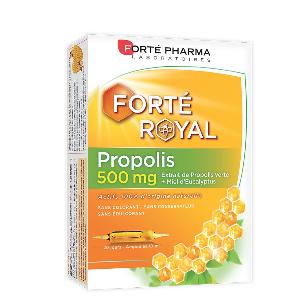 Forté Pharma Forté Royal Propolis 20 Phials X 500 mg - Easypara