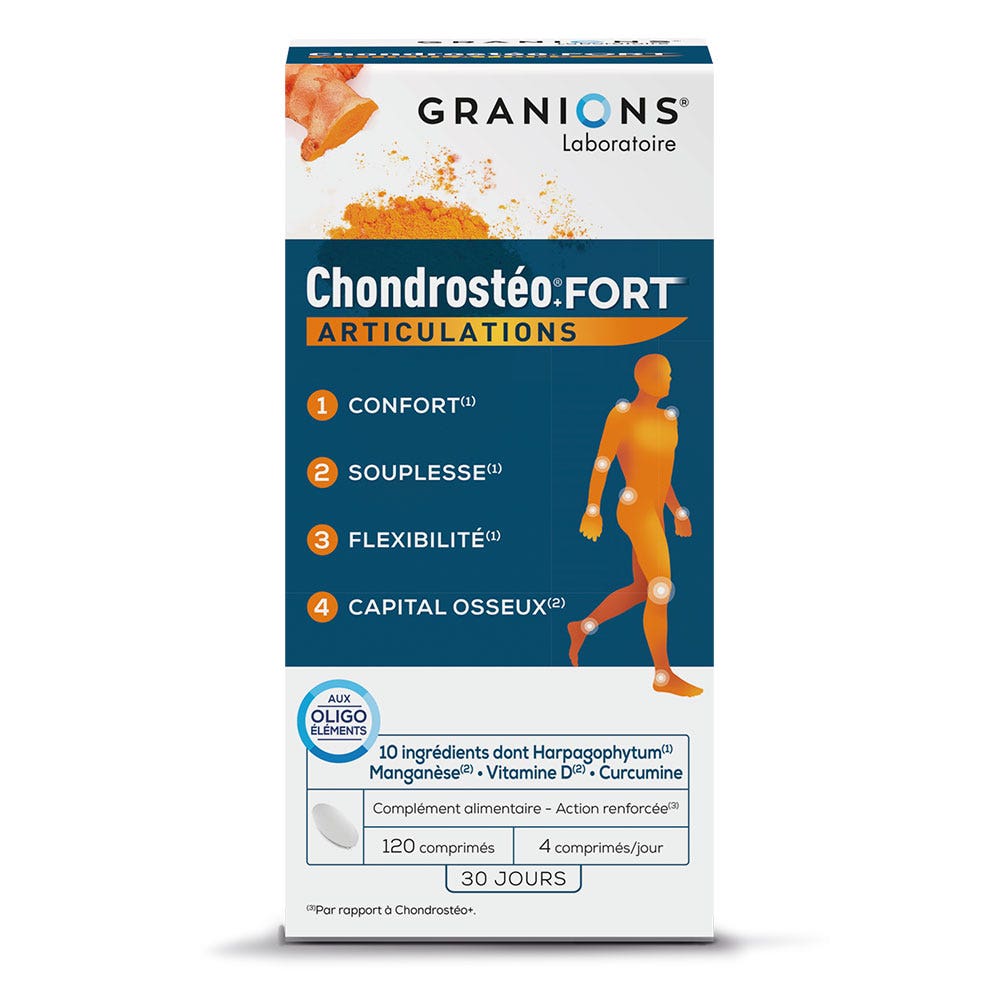 Granions Chondrosteo Fort Articulations 120 Tablets - Easypara