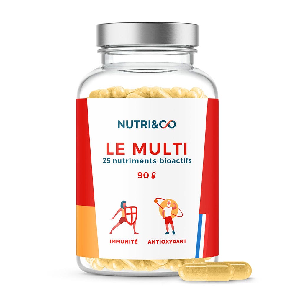 NUTRI&CO The Multi 25 bioactive nutrients Immunity and antioxidants 90 ...