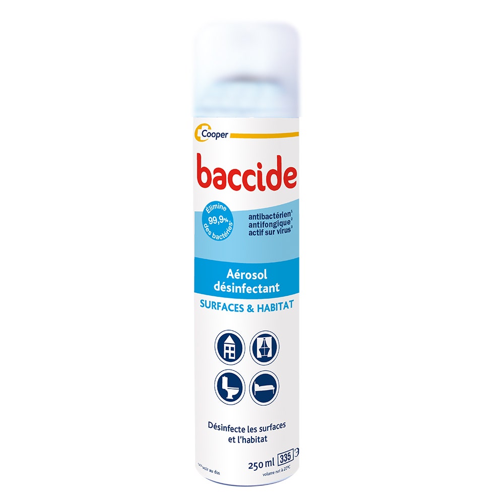 Baccide Aerosol Disinfectant Surfaces & Habitat 250ml - Easypara
