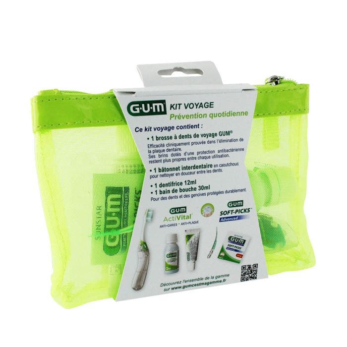 Gum Travel Kit Daily Prevention 42ml- Gum - Easypara