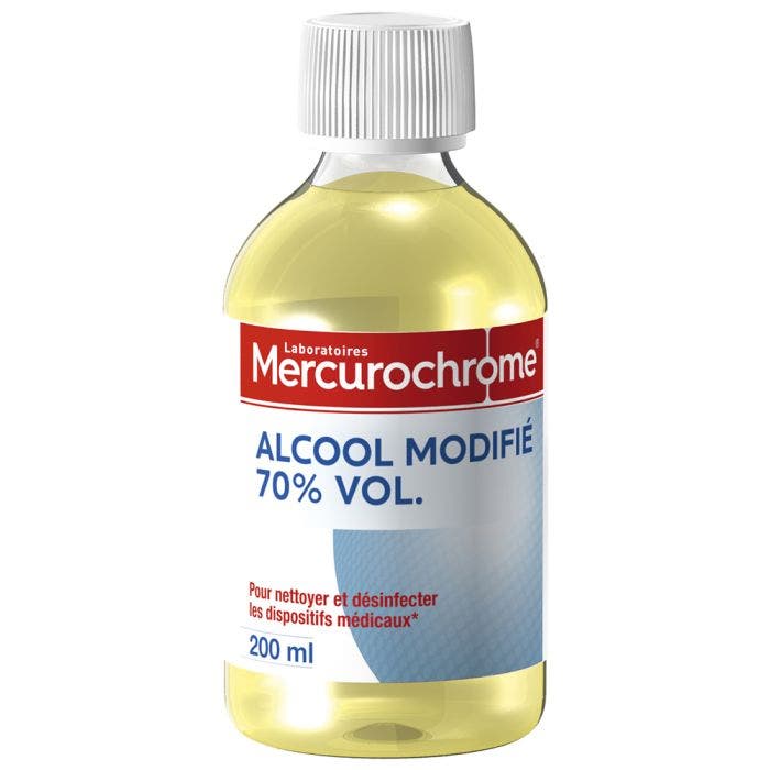 Alcohol 70% Modified 200 ml- Mercurochrome - Easypara